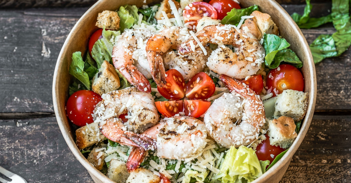 Salade estivale au petit épeautre et aux crevettes : une recette ...